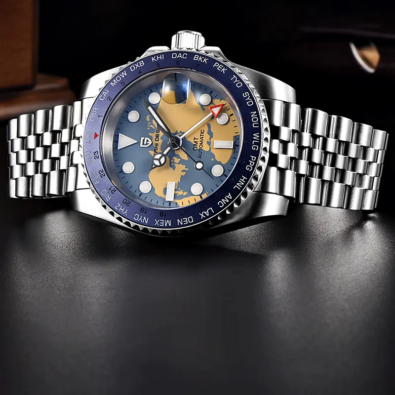 Pagani Design PD-1758 GMT Automatic Men's Watch